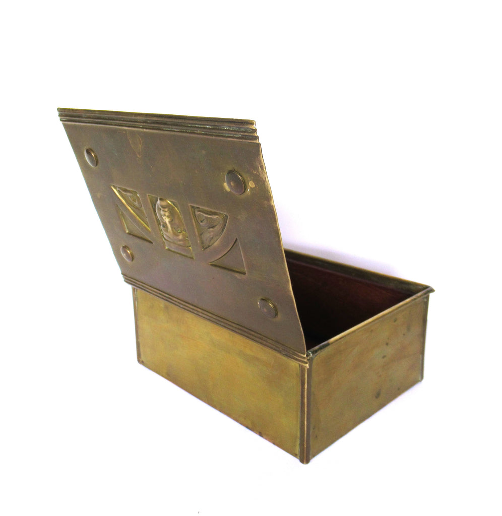 Carl Deffner von Esslingen antique brass cigar box – UpperDutch