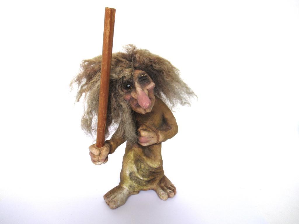 Nyform Troll, Troll nr 113 handmade in Norway (Goblin, Gremlin, Hob, I ...