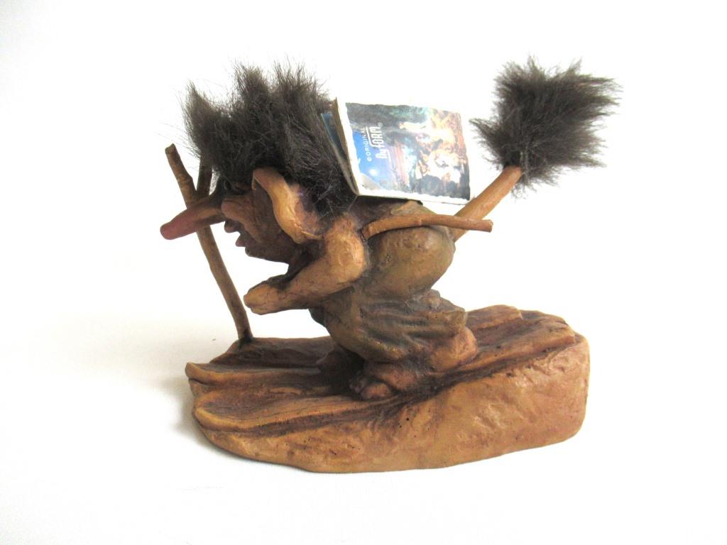Skiing Troll Nyform Troll 253, handmade in Norway (Goblin, Gremlin, Ho ...