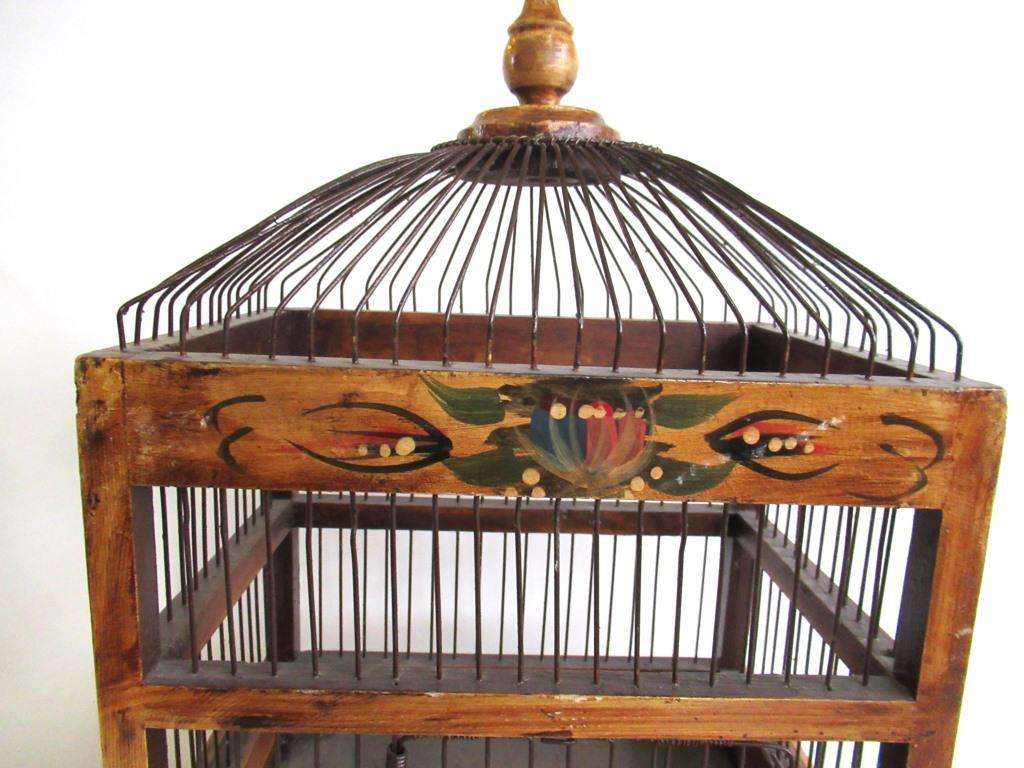 Antique primitive Bird Cage. – UpperDutch