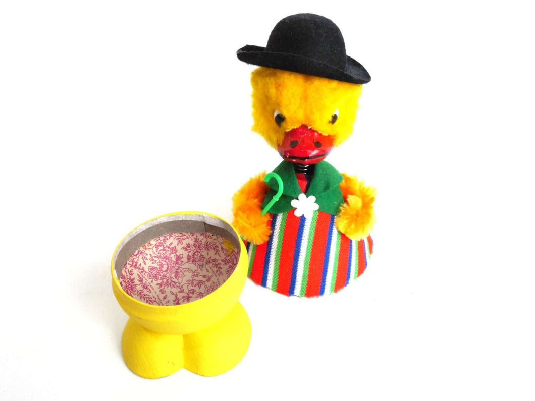Bobble Head, Easter Duck Candy Container - Easter Bobble Head, Vintage ...