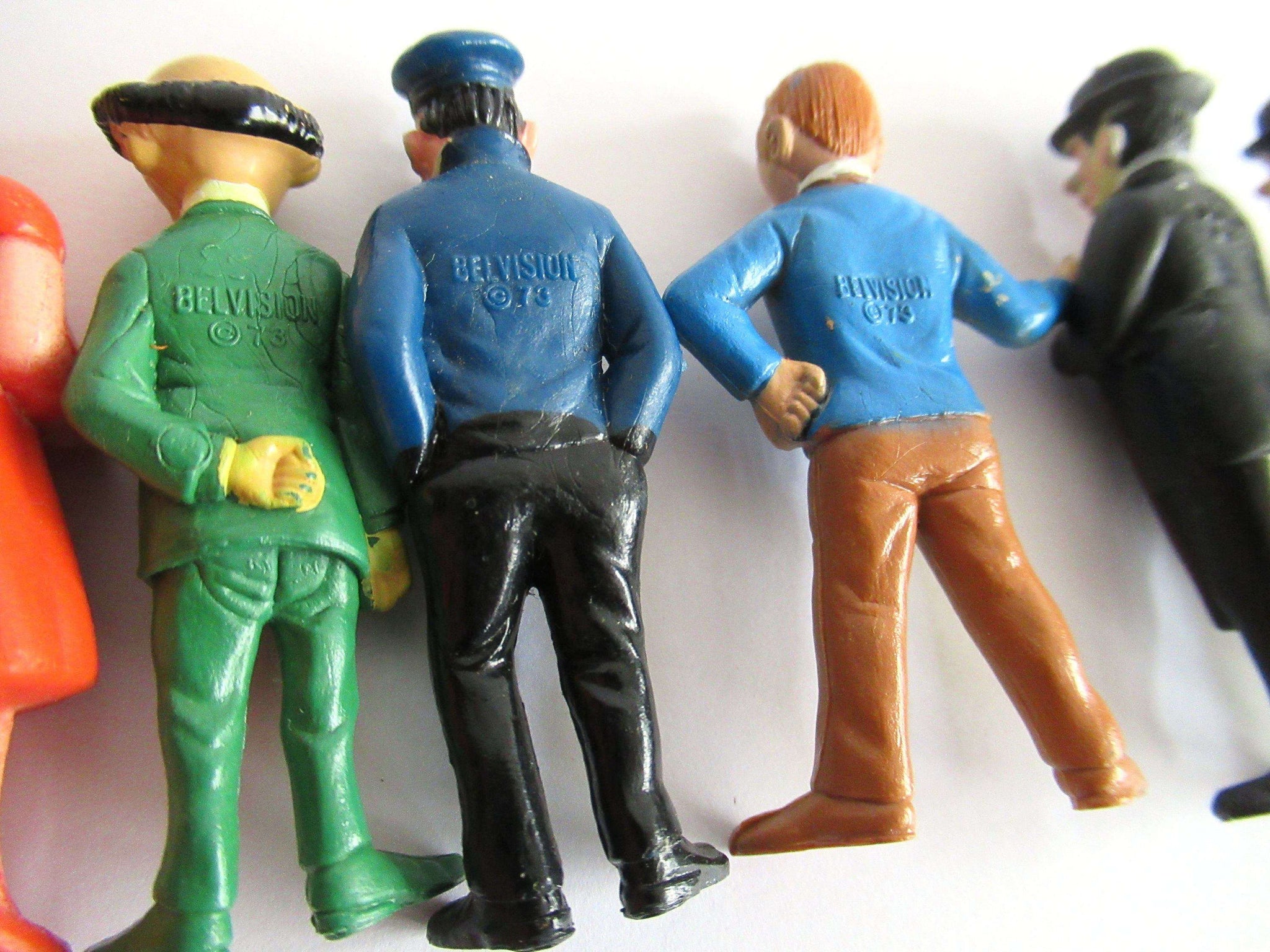 TinTin Set of 8 Vintage Belvision 1973 pvc figurine's Thomson, Snowy ...