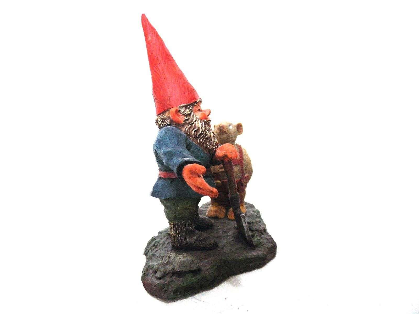 Gnome with shovel and mouse figurine. 'Al with Mouse' Part of the 2001 ...