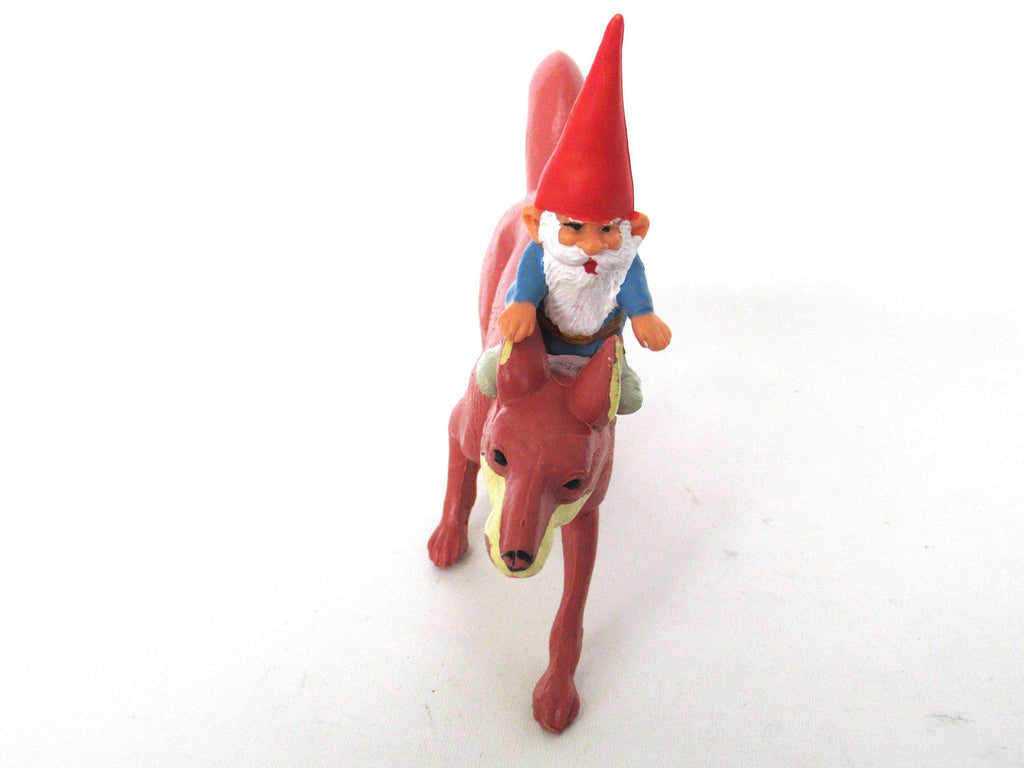 Swift the Fox with david sitting on his back, riding, David the gnome ...
