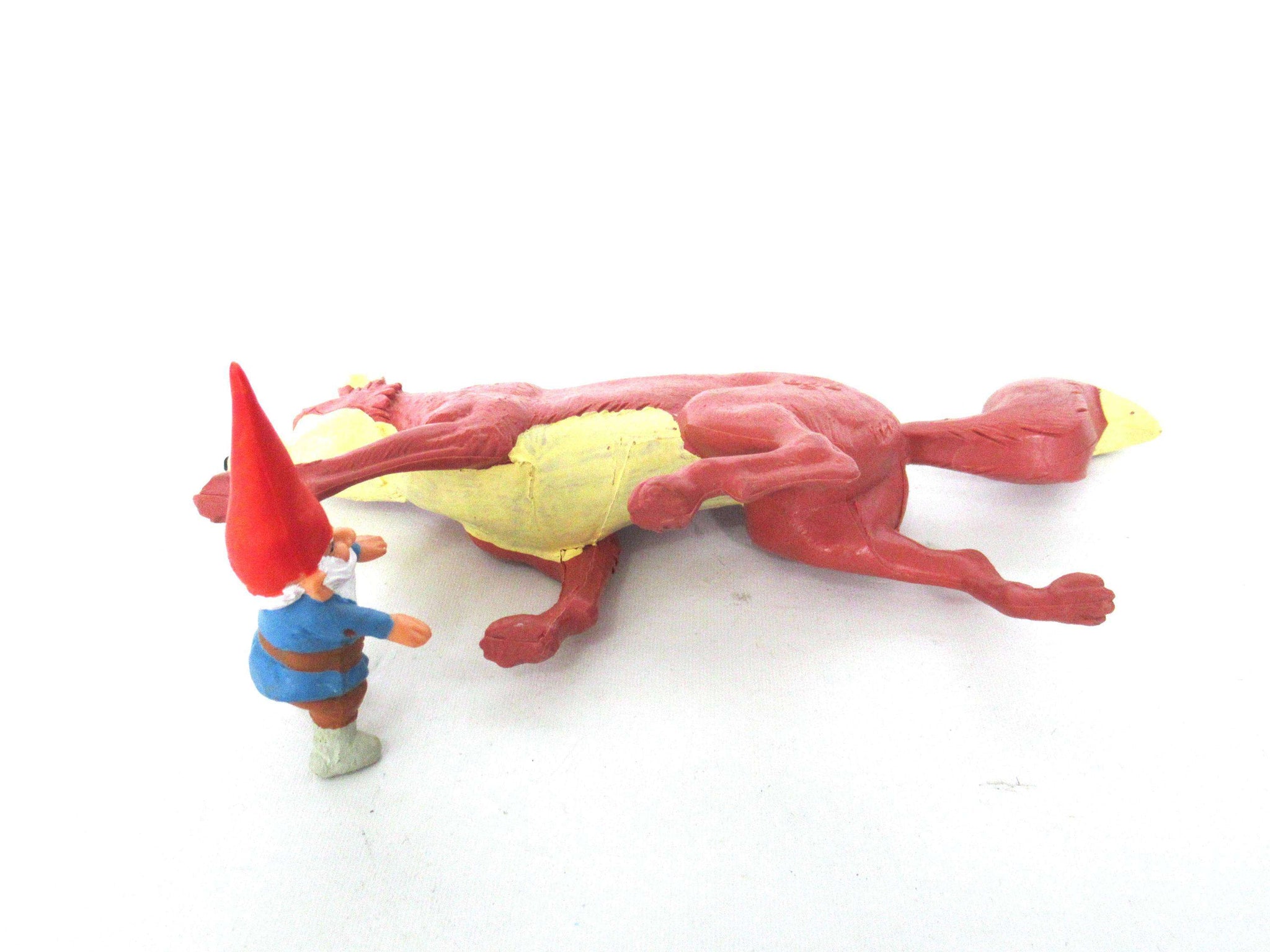 Swift the Fox with david sitting on his back, riding, David the gnome ...