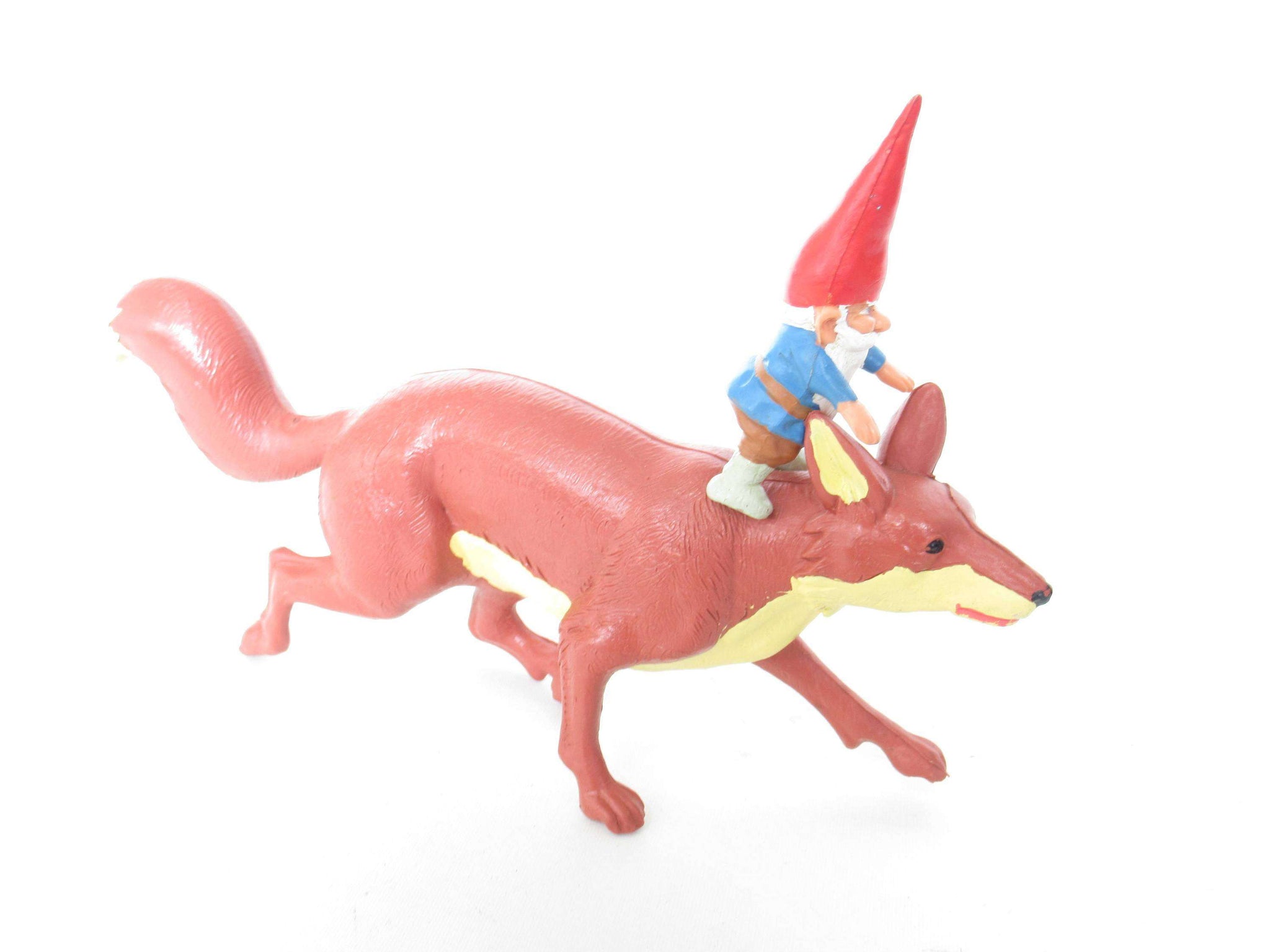 Swift the Fox with david sitting on his back, riding, David the gnome ...