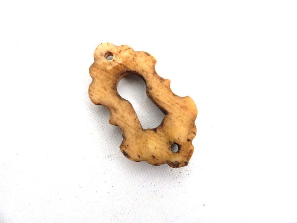 Bone Keyhole cover, plate, bone escutcheon, keyhole frame. – UpperDutch