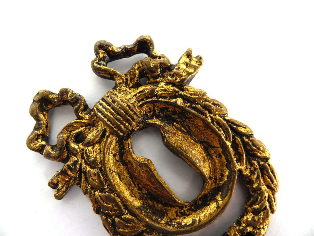 Antique Solid Brass Keyhole plate, Keyhole cover, escutcheon, key hole ...