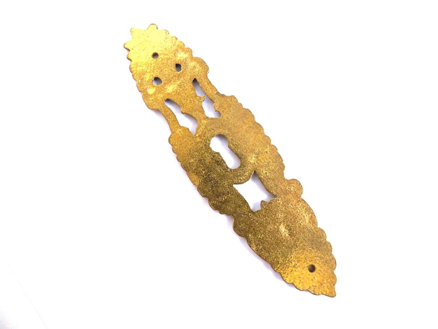 1 (ONE) Antique Ornate Keyhole cover, escutcheon, key hole frame, Vict ...