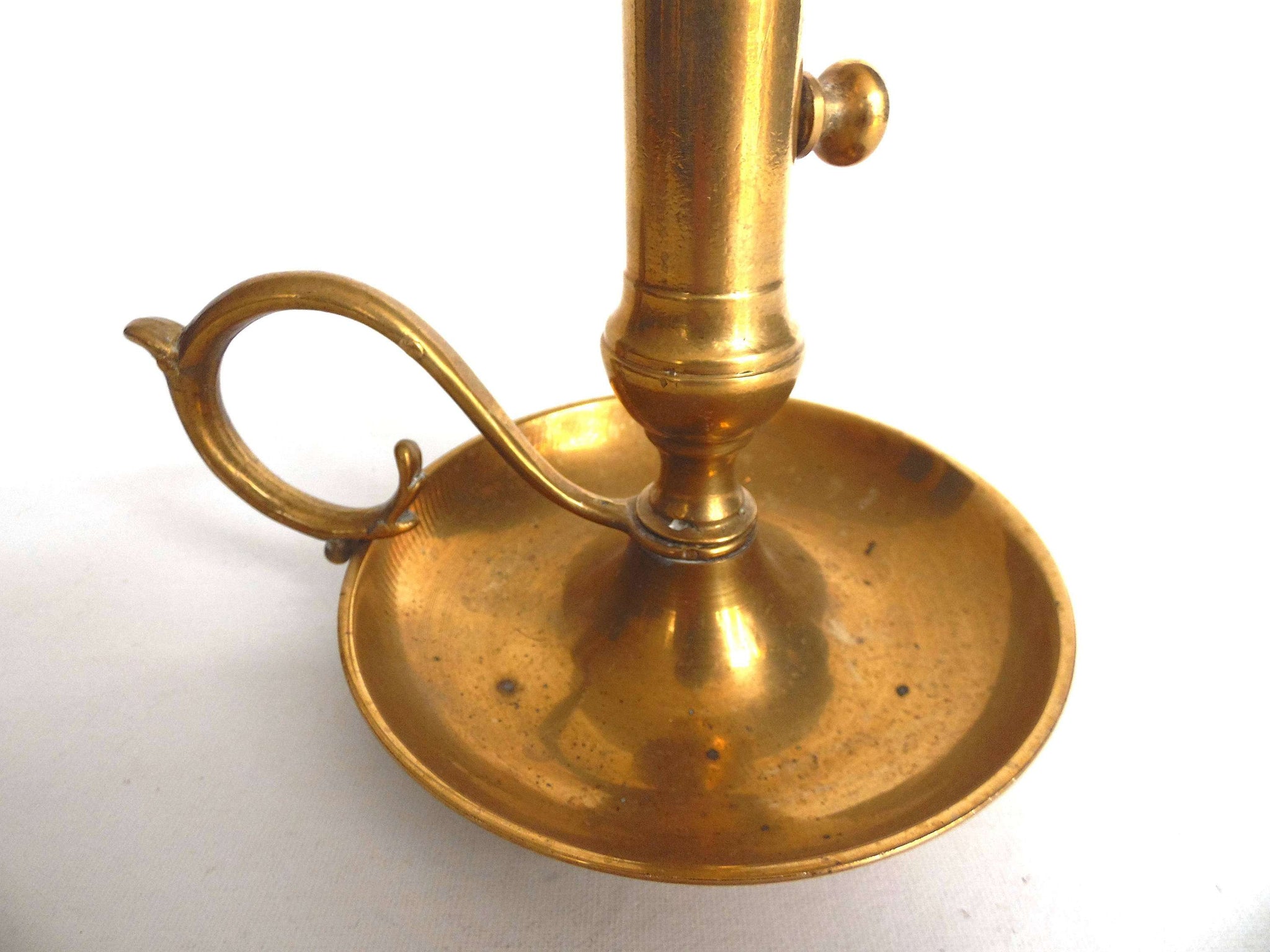 Candle Holder - Brass Candle Holder - Antique French Candlestick - Adj ...
