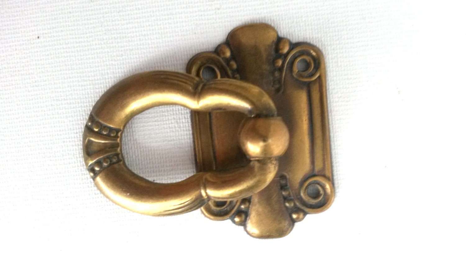 A small brass Hanging Drawer Drop Pulls / Door Handles – UpperDutch