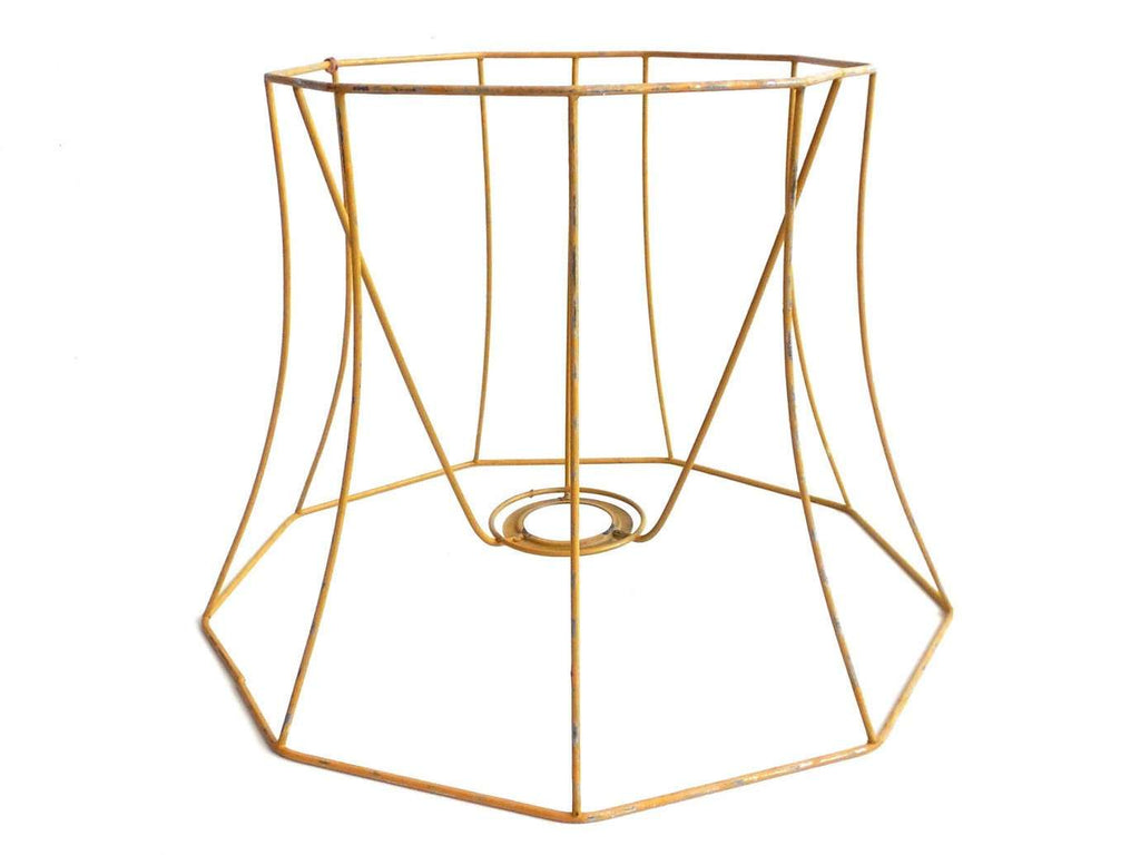 Lampshade frame, wire frame, Authentic vintage lampshade wire frame, l ...