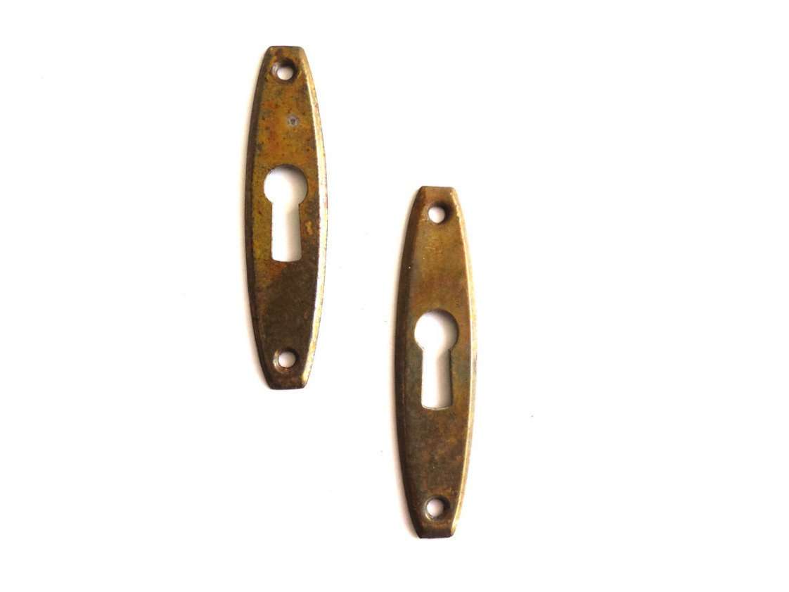 1 Keyhole cover, keyhole frame, plate. Old hardware, cabinet hardware ...