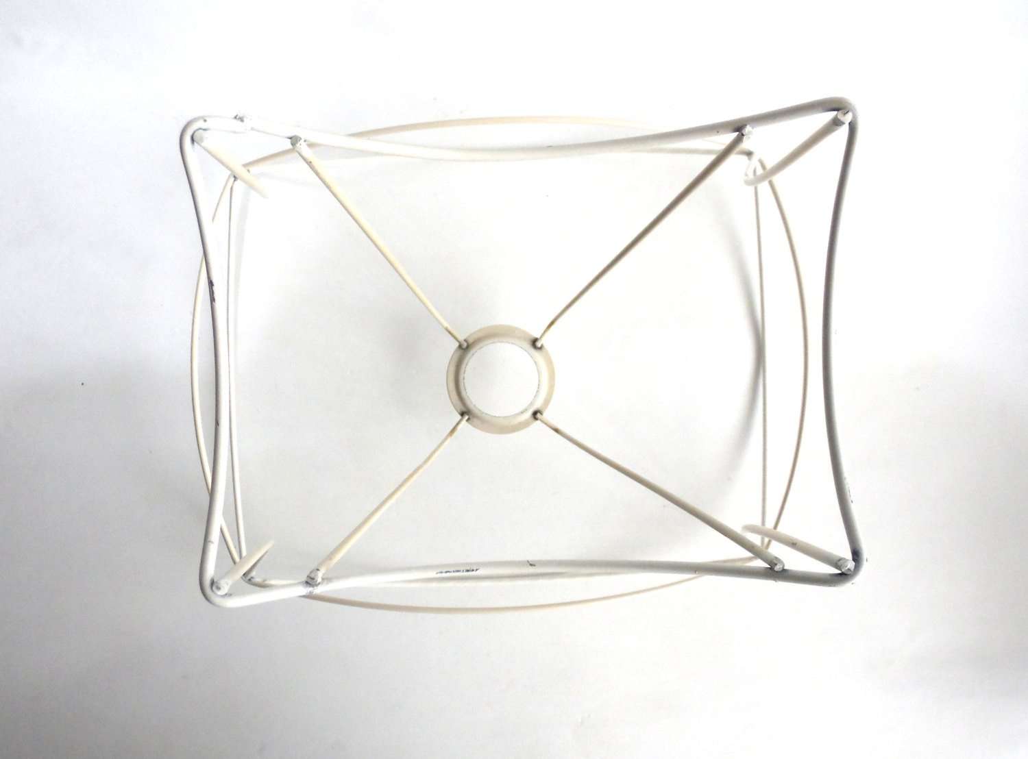 Lampshade frame, wire frame, Authentic vintage lampshade wire frame. L ...
