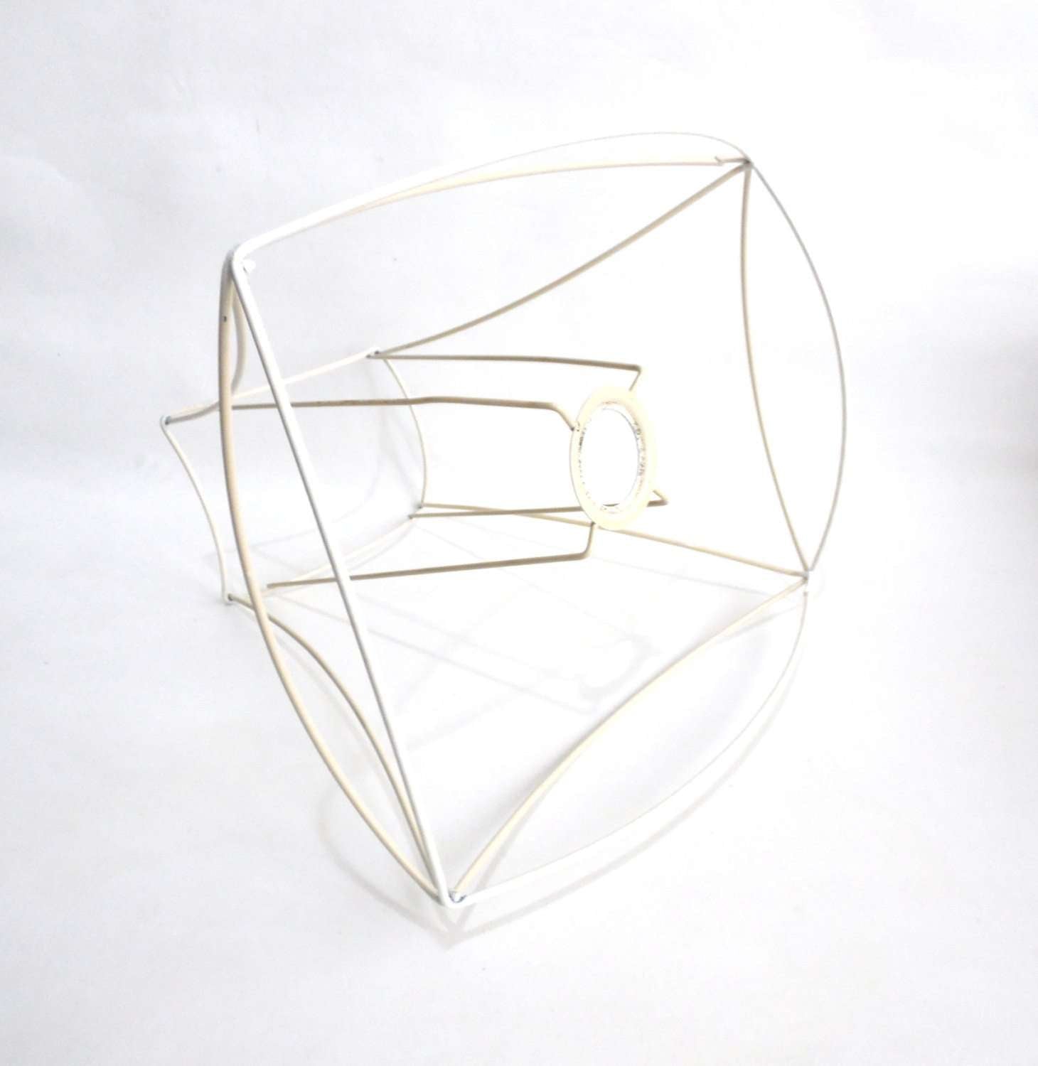 Lampshade frame, wire frame, Authentic vintage lampshade wire frame. L ...