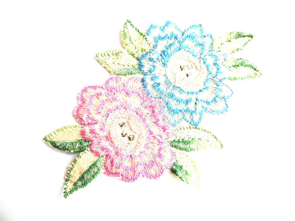 Applique, Flower applique, 1930s vintage embroidered applique. Vintage ...