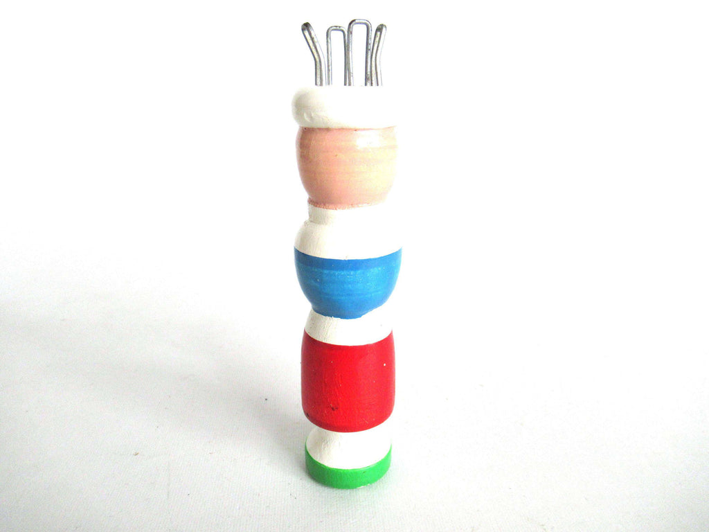 Knitting Nancy Vintage Wooden Knitting Doll French Knitting Bobbin Dol ...