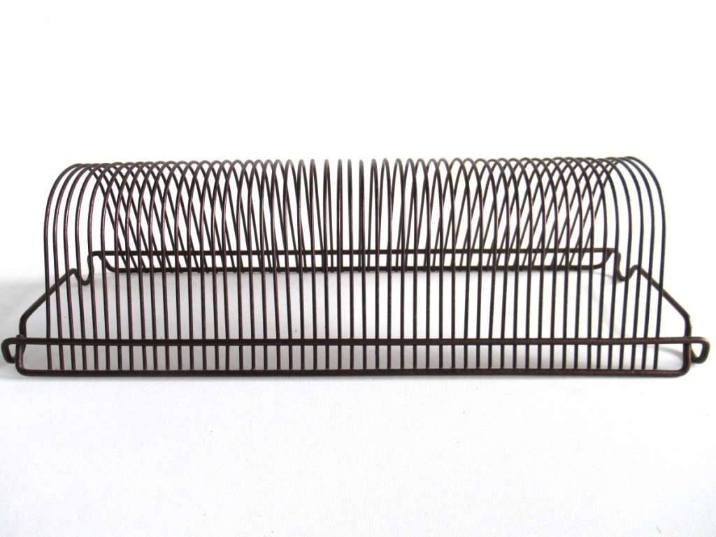 Metal Record Storage Rack, lp stand for 7" and 10" records, retro viny ...