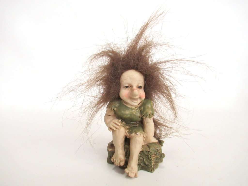 Troll, Vintage small Troll. (Goblin, Gremlin, Hob, Imp, Gnome, Hobgobl ...