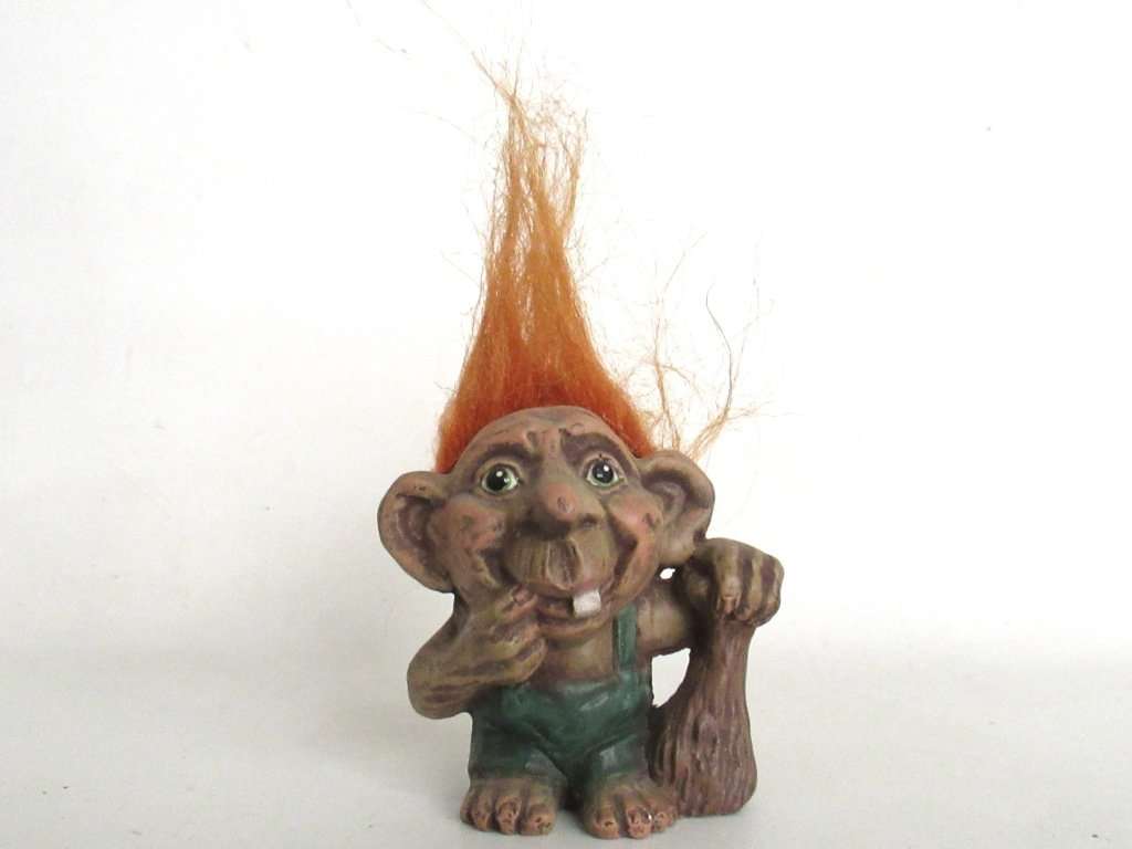 Vintage troll figurine. (Goblin, Gremlin, Hob, Imp, Gnome, Hobgoblin ...