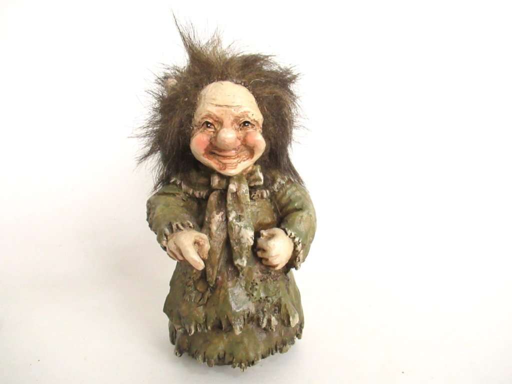 Vintage Troll. (Goblin, Gremlin, Hob, Imp, Gnome, Hobgoblin, Elf, Pixy ...